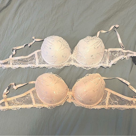 Intimates & Sleepwear | Womens 36 C Lace Push Up Bras | Poshmark